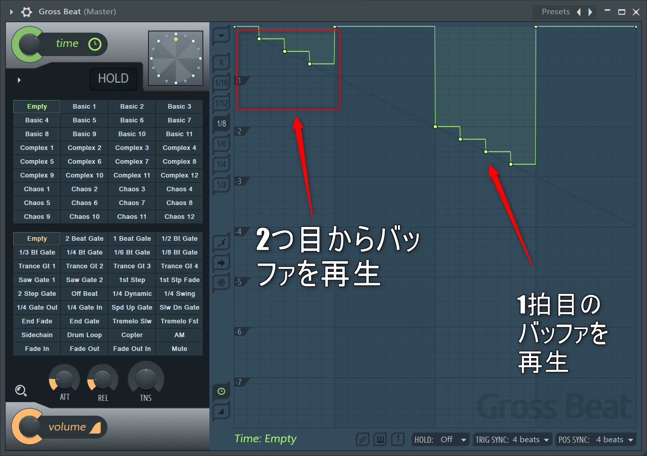 Gross Beatの使い方1 - Chillout with Beat