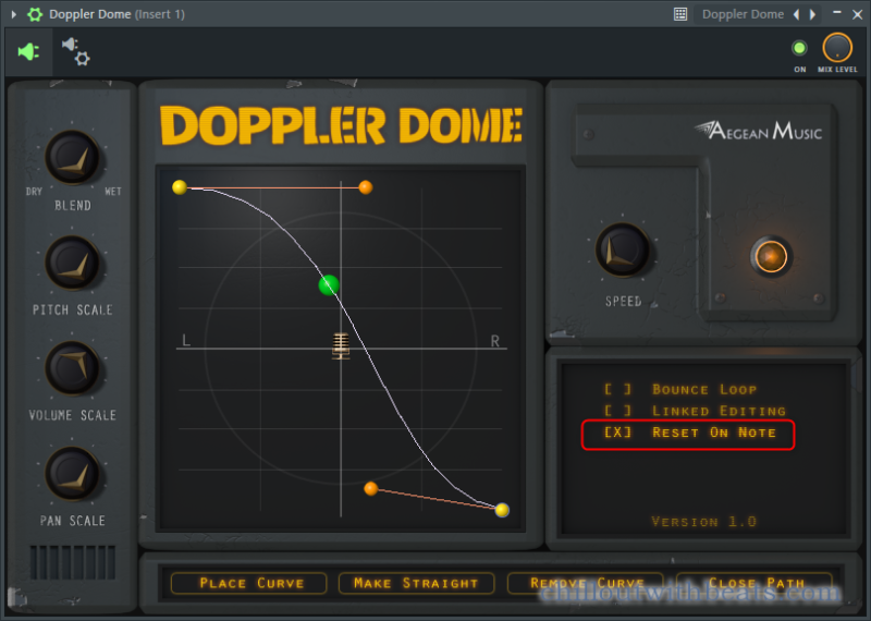 【無料】Aegeanmusicのドップラー効果が作れるプラグインDoppler Domeの紹介 - Chillout with Beat
