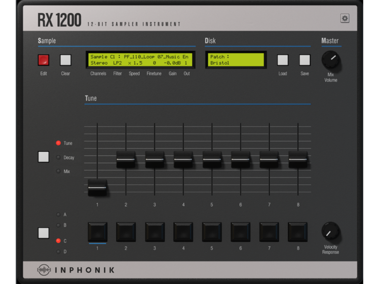 【20.90ドル 7/31まで】Inphonikのビートメイカーから絶大な人気を誇るE-mu SP-1200をベースに作られたRX1200が ...
